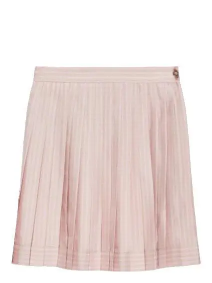 Versace Pleated Mini Skirt - Pink