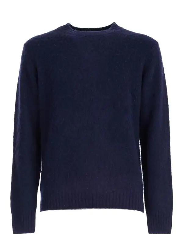 Aspesi Crewneck Knitted Sweater - Black