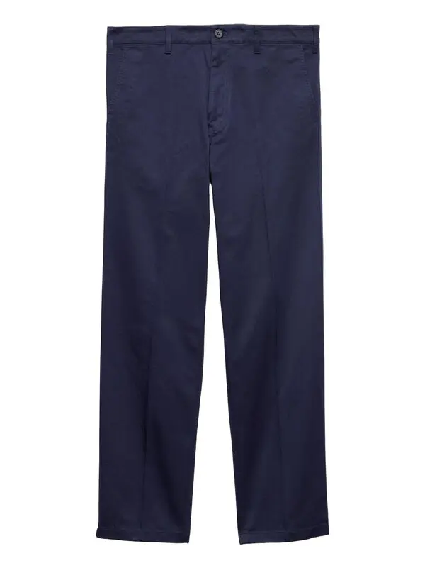 Prada Tapered Chino Pants - Navy Blue