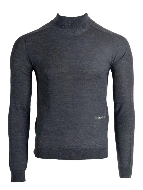 J.W.ANDERSON Jw Anderson Turtleneck Knitted Jumper - Black