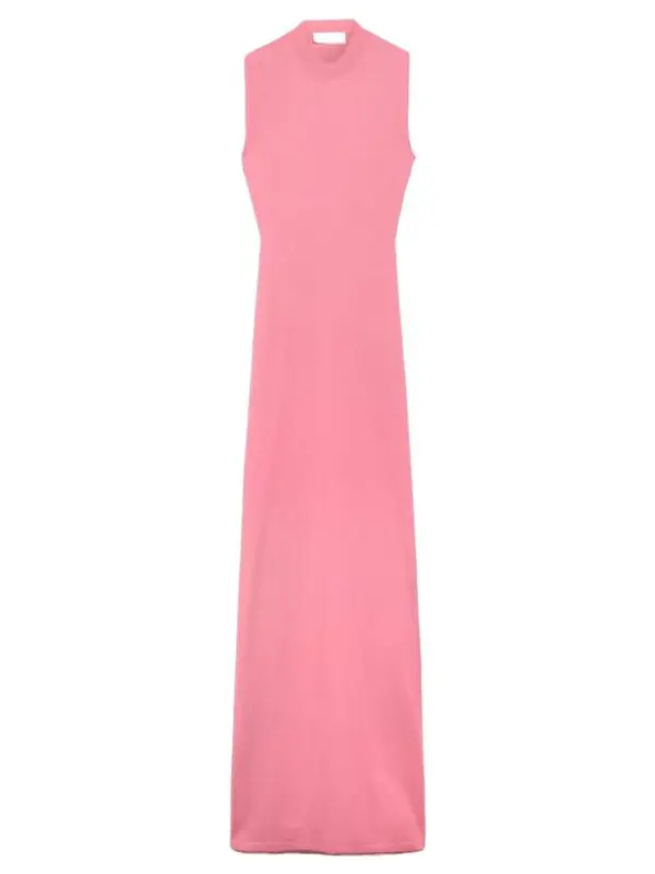 Sportmax Cut-out Detail Long Dress - Pink