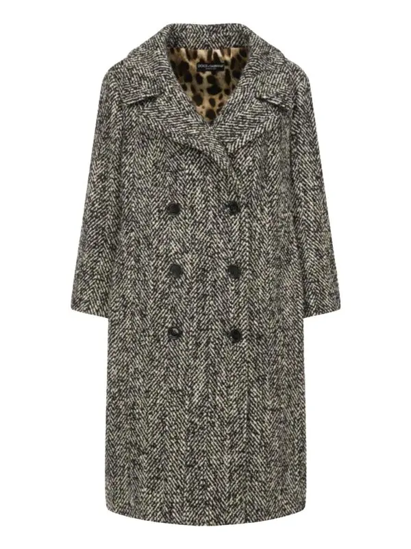 Dolce & Gabbana Double-breasted Coat - Black