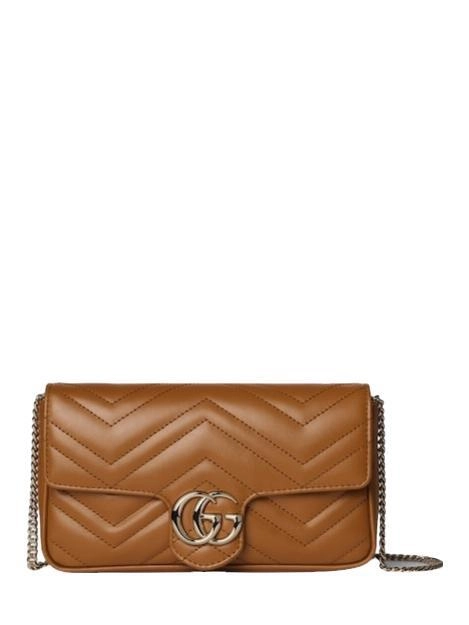 Gucci Gg Marmont Small Shoulder Bag - Brown