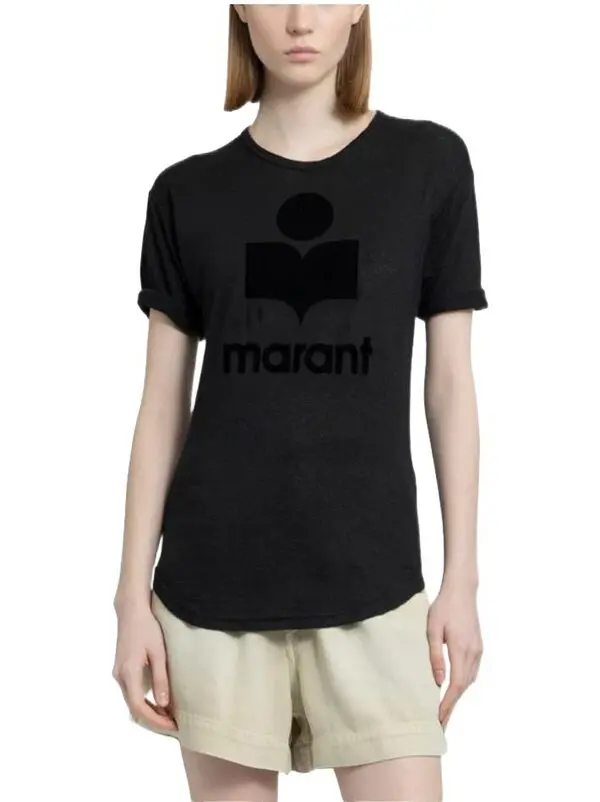 Isabel Marant Étoile Koldi Printed T-shirt - Black