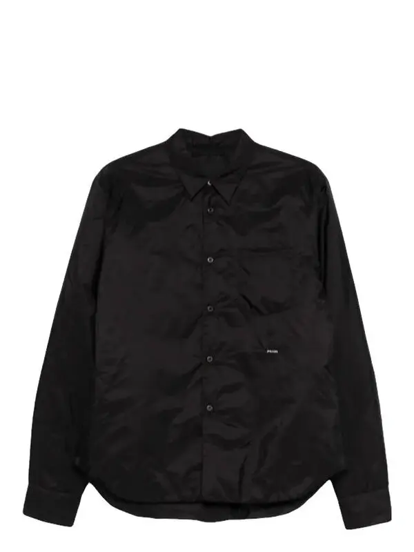 Prada Re-nylon Padded Shirt - Black