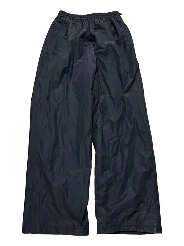 Balenciaga Drawstring Straight-leg Trousers - Black