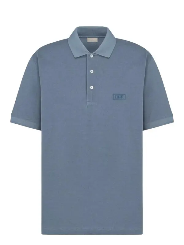 Dior Short-sleeved Polo Shirt - Blue