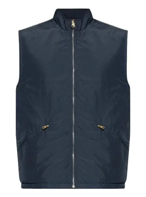 Paul Smith Stand Collar Insulated Vest - Black