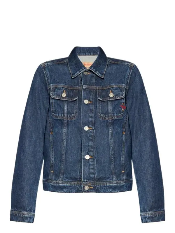 DIESEL® Long-sleeved Denim Jacket - Blue