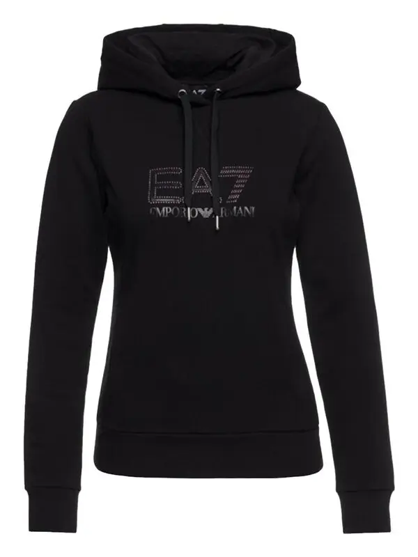 Emporio Armani Ea7 Hooded Sweatshirt - Black