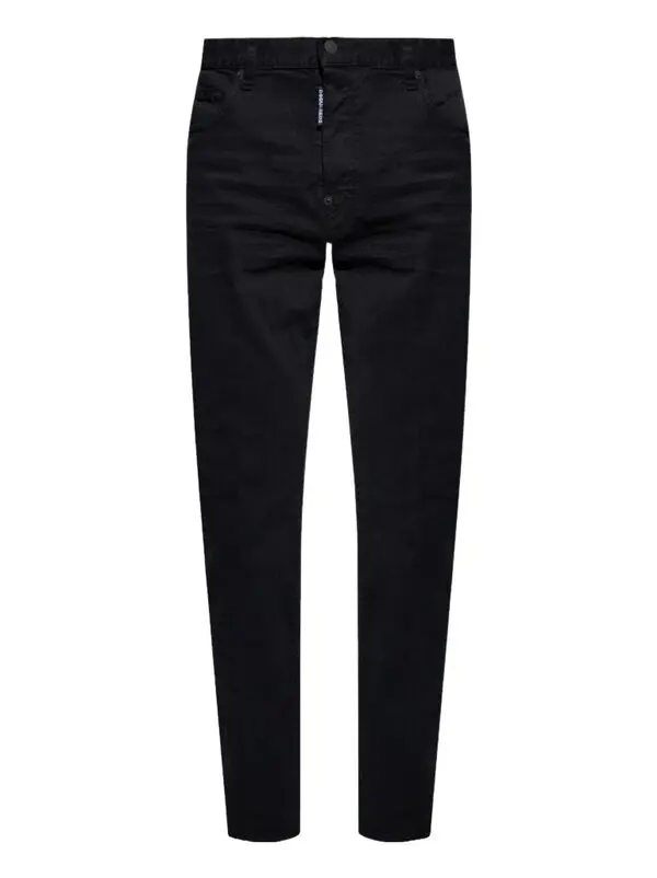 Dsquared2 Straight Leg Bootcut Jeans - Black