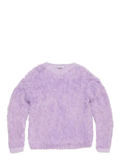 Acne Studios Textured Sweater - Purple