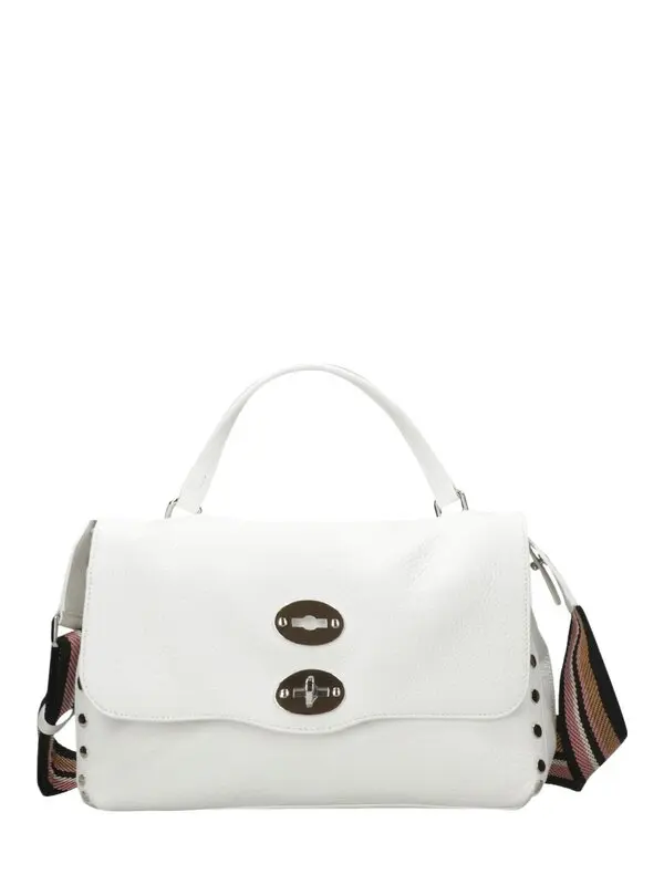 ZANELLATO Postina Small Tote Bag With Twist Lock - White