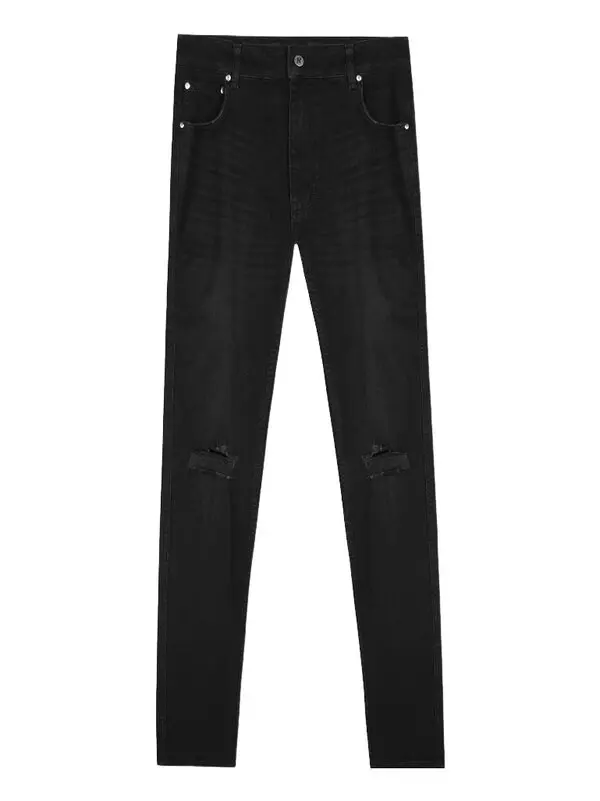 REPRESENT R1 Destroyer Distressed Slim-cut Jeans - Black