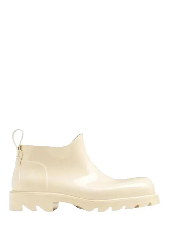 Bottega Veneta Stride Ankle Boots - Sea Salt