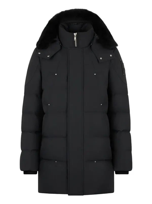 Moose Knuckles Cloud Neoshear Parka With Fur Trim - Black