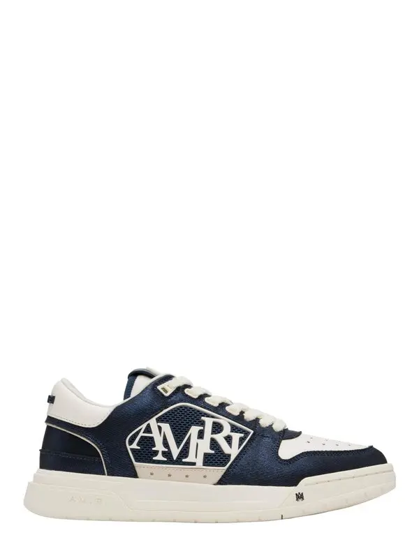 Amiri Classic Leather & Twill Sneakers - White