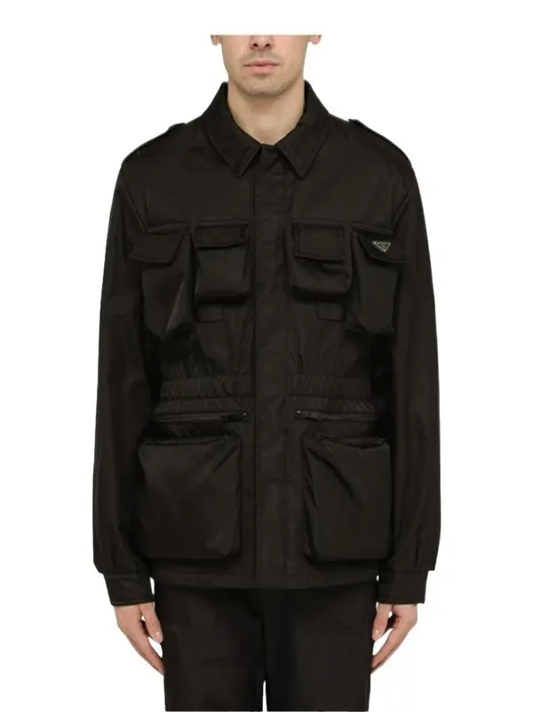 Prada Multi-pocket Shirt Jacket - Black