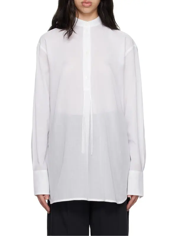 TOTEME Embroidered Tunic Shirt - White