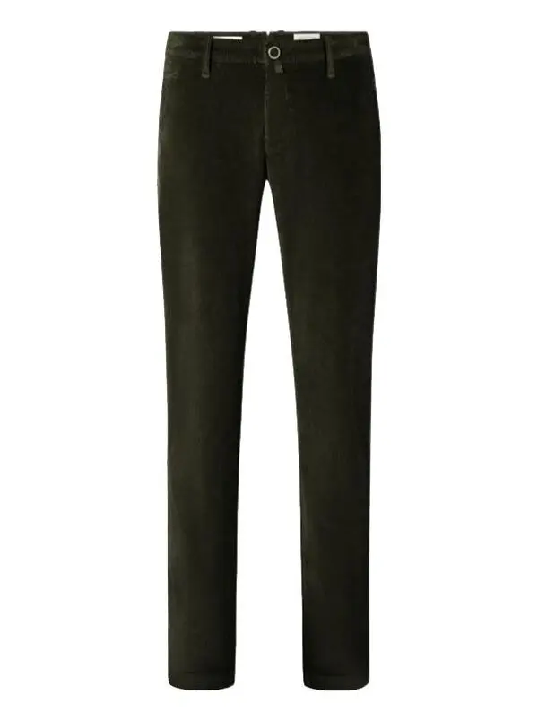 Jacob Cohen Slim-fit Corduroy Trousers - Black