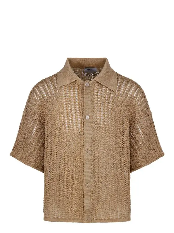 BONSAI Short-sleeved Shirt - Brown