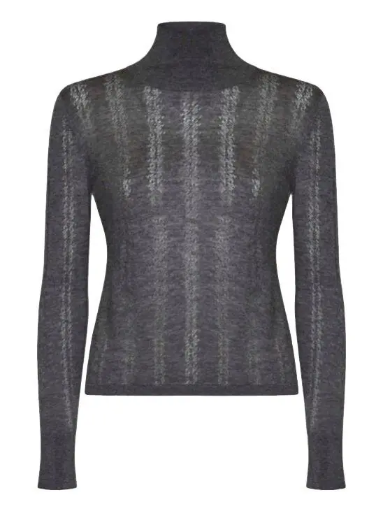 Max Mara Turtleneck Long-sleeved Jumper - Black