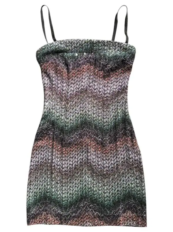Missoni Bustier Knit Mini Dress - Multicolour