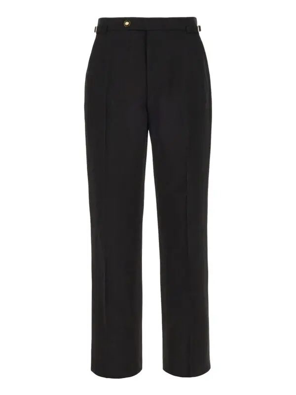 Casablanca Straight Leg Tailored Trousers - Black