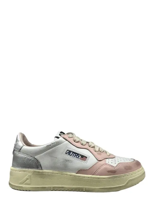 AUTRY Vintage Low Top Sneakers - Nude