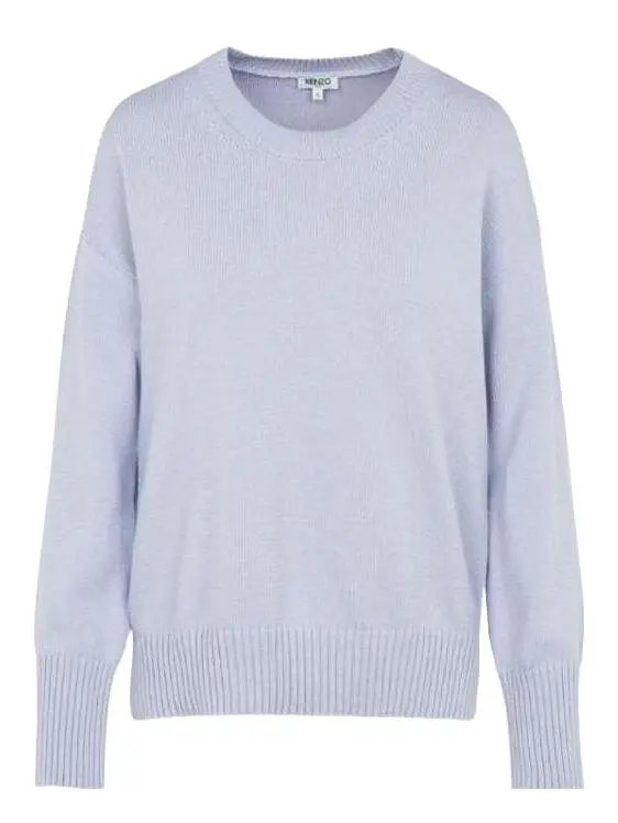 Kenzo Logo Jacquard Pullover - White