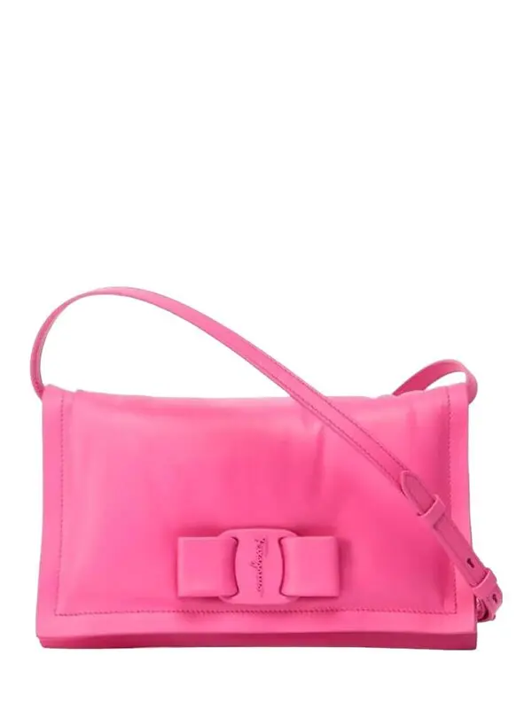 FERRAGAMO Vara Bow Mini Crossbody Bag - Pink