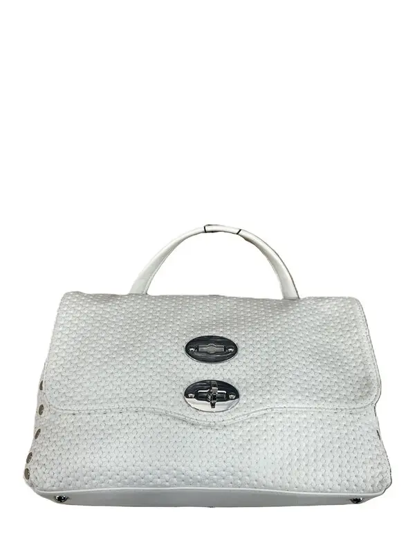 ZANELLATO Twist-lock Small Tote Bag - White