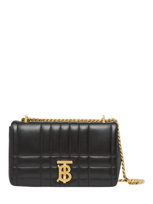 Burberry Lola Logo Plaque Small Crossbody Bag - Black