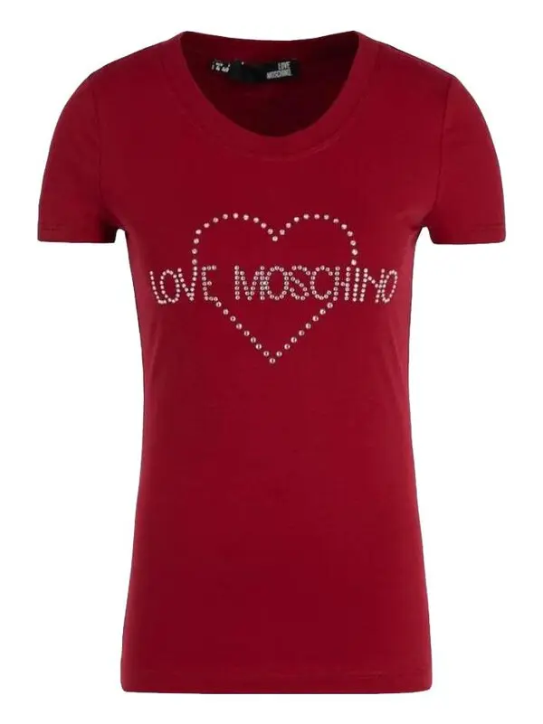 Moschino Rivet T-shirt - Gray
