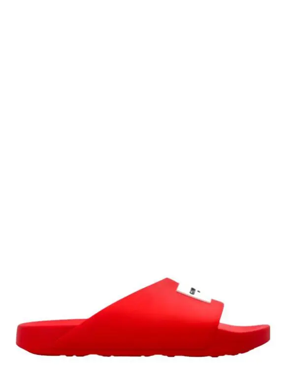 Givenchy Paris Label Flat Slides - Red
