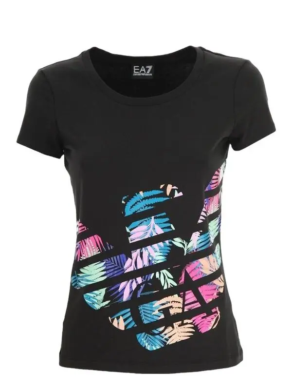 EA7 Printed Logo T-shirt - Black