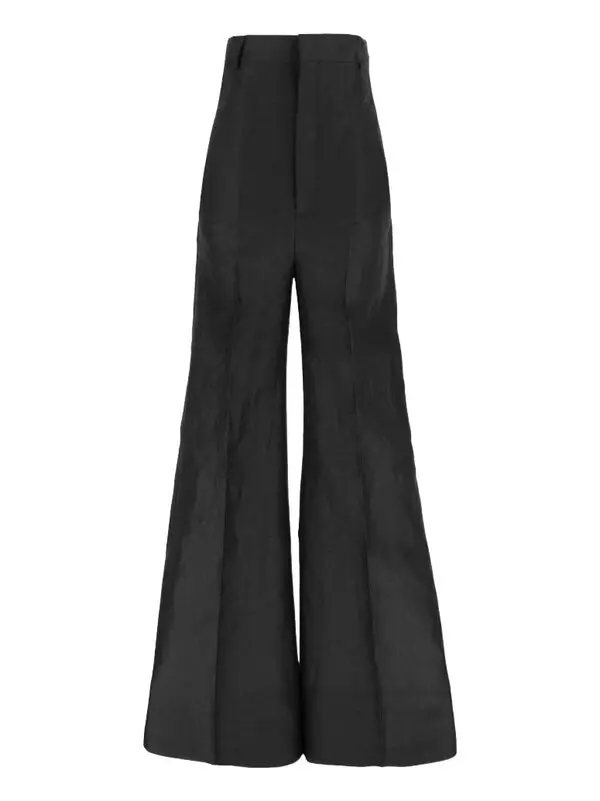 Rick Owens High-waist Wide-leg Trousers - Black