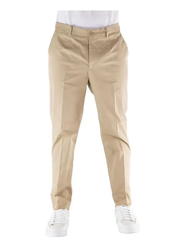 Etro Tapered Stretched Chino Trousers - Nude