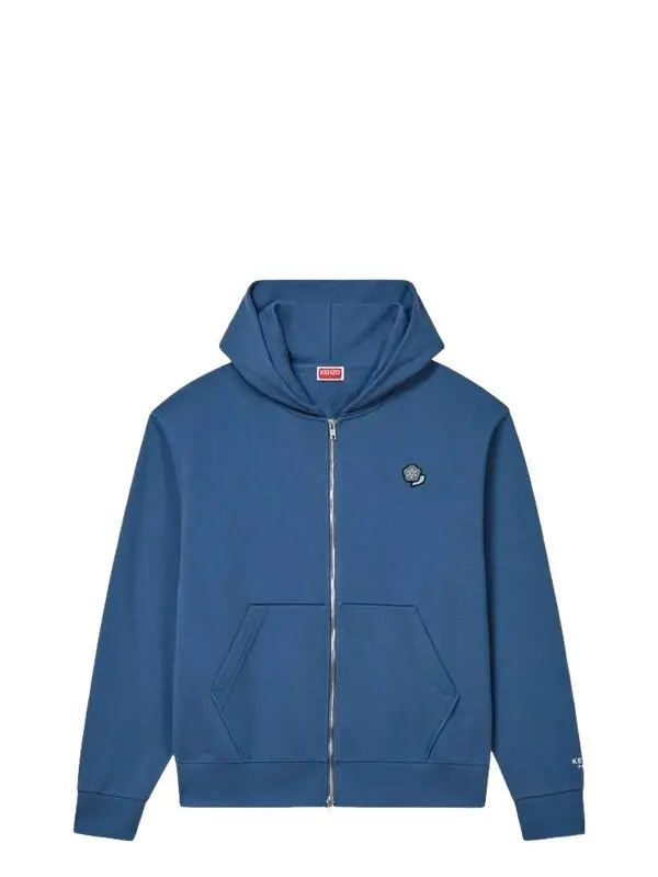 Kenzo Zip-up Hoodie - Blue