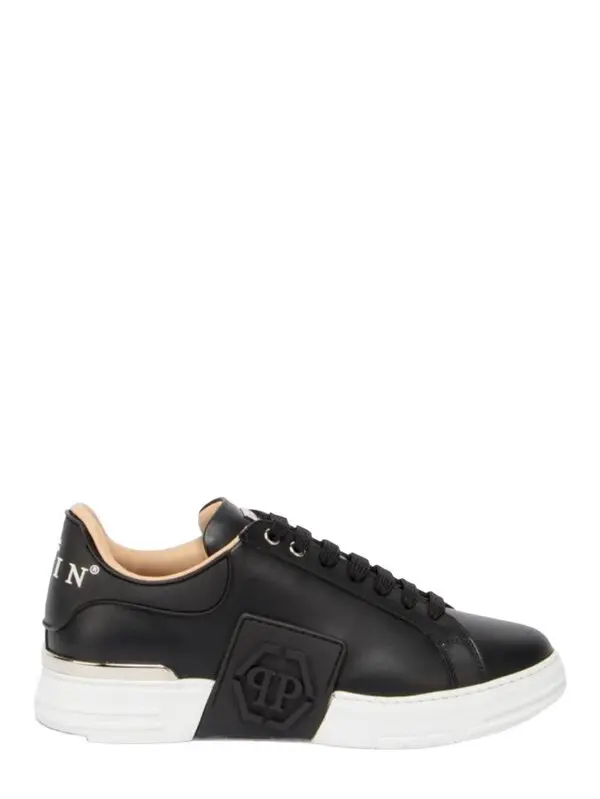 Philipp Plein Hexagon Lace-up Sneakers - Black
