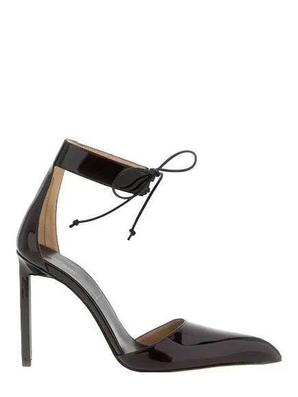 TOM FORD Patent Leather Pointed Toe Pumps - Bordeaux