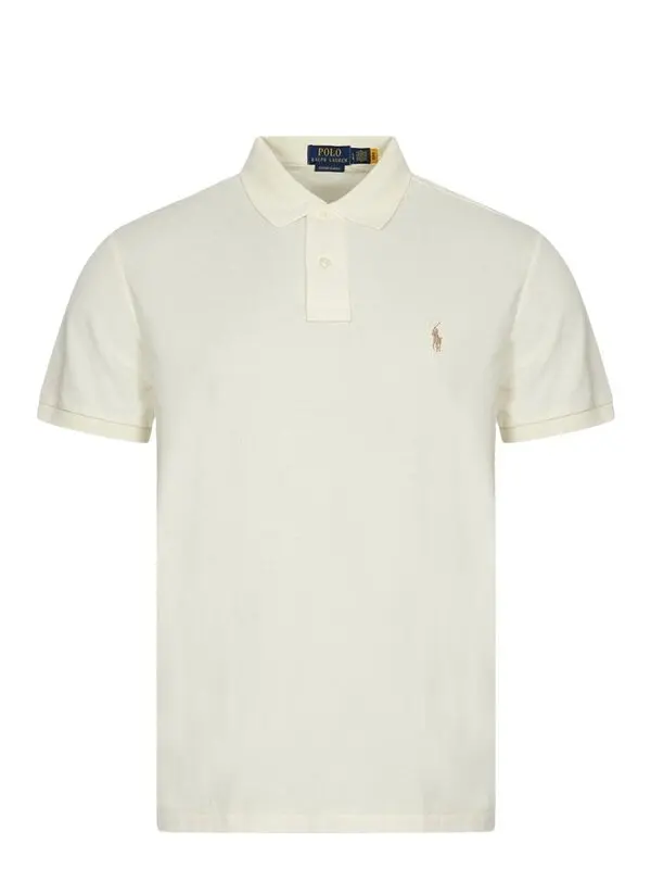Polo Ralph Lauren Short-sleeve Cotton Polo Shirt - White