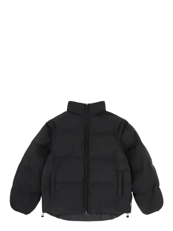 MAISON MARGIELA Padded Bomber Jacket With Removable Sleeves - Black