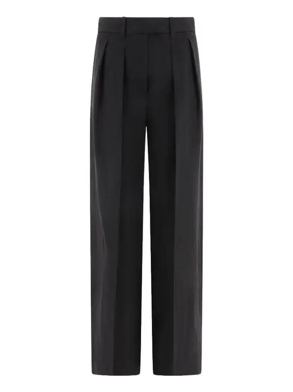 Brunello Cucinelli Pleated Trousers - Black