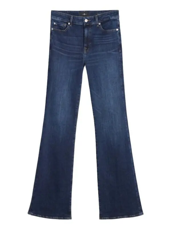 7 For All Mankind The Leggy Bootcut In Slim Illusion Jeans - Dark Blue