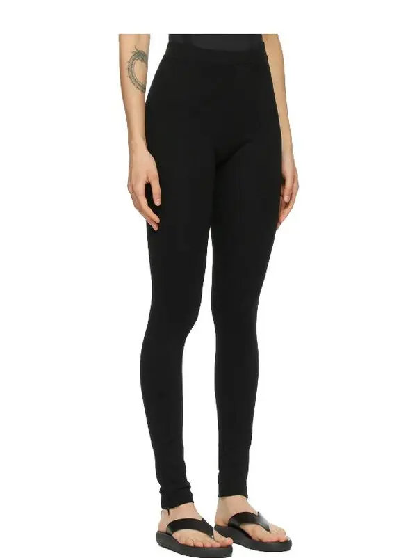 TOTEME Logo Leggings - Black