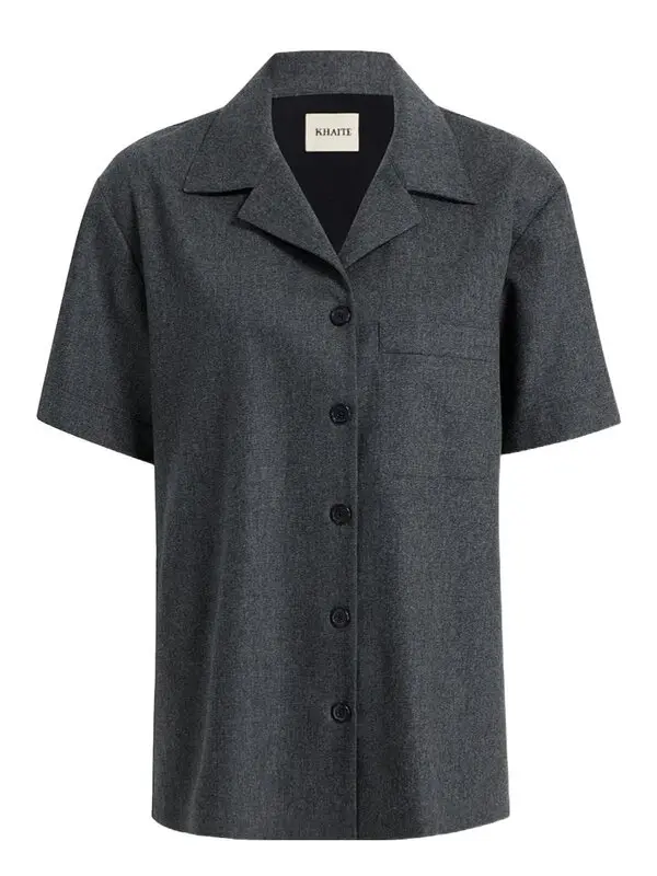 Khaite Riordan Short-sleeved Top - Black