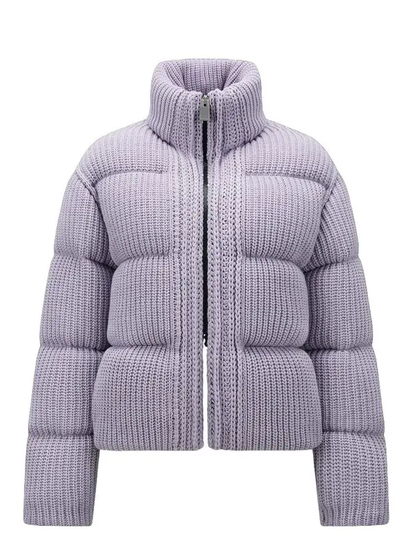 Moncler Padded Cardigan - Gray