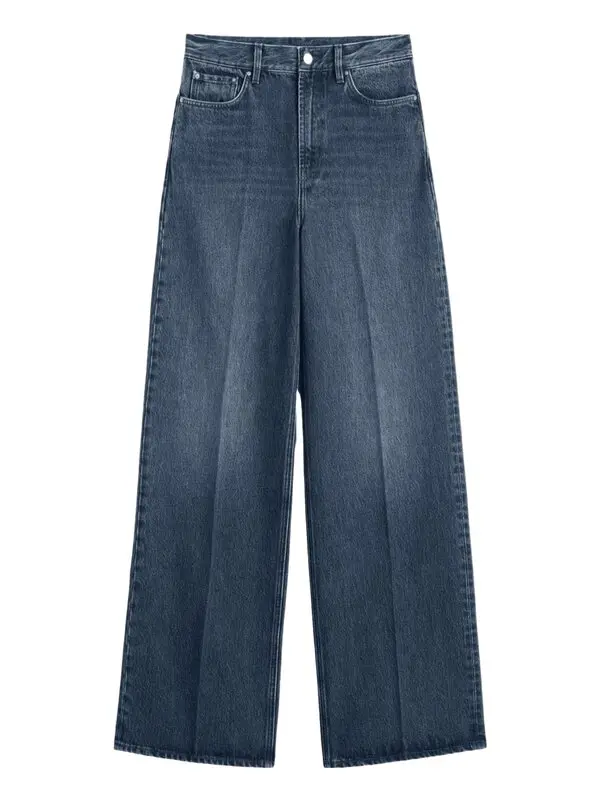 TOTEME Belted Loop Jeans - Blue