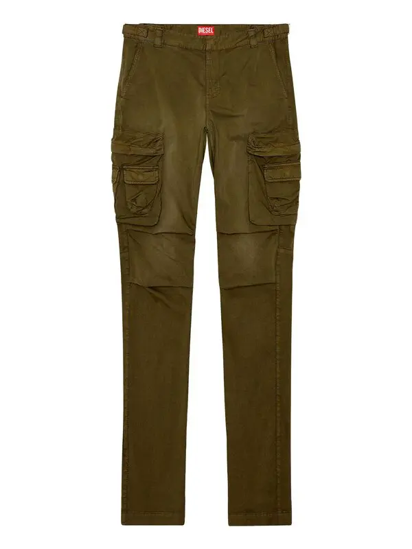 DIESEL® Faded Cargo Pants - Brown